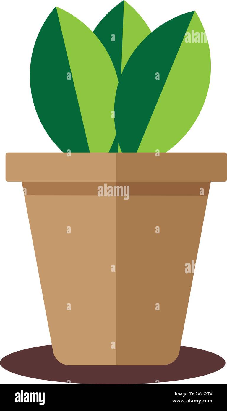 Flat Plant Design Stock Vector Image & Art - Alamy