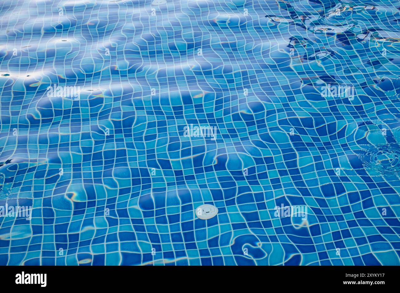 Patterns and ripples of swimming pool water surface Stock Photo - Alamy