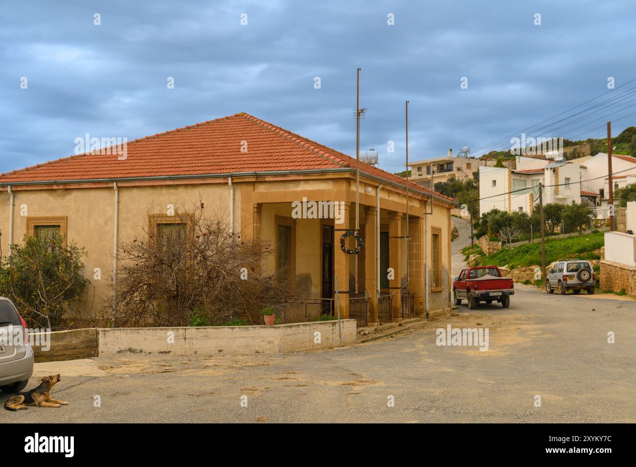 Maronite village in northern Cyprus, rural old house Stock Photo - Alamy