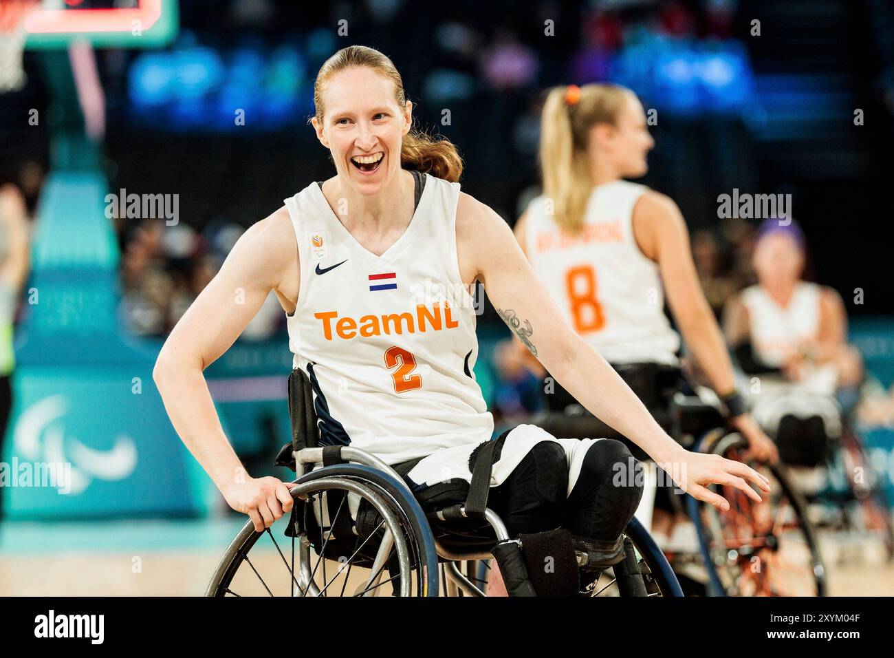 PARIS, FRANKREICH 30. August - Rollstuhlbasketball Niederlande - Japan ...