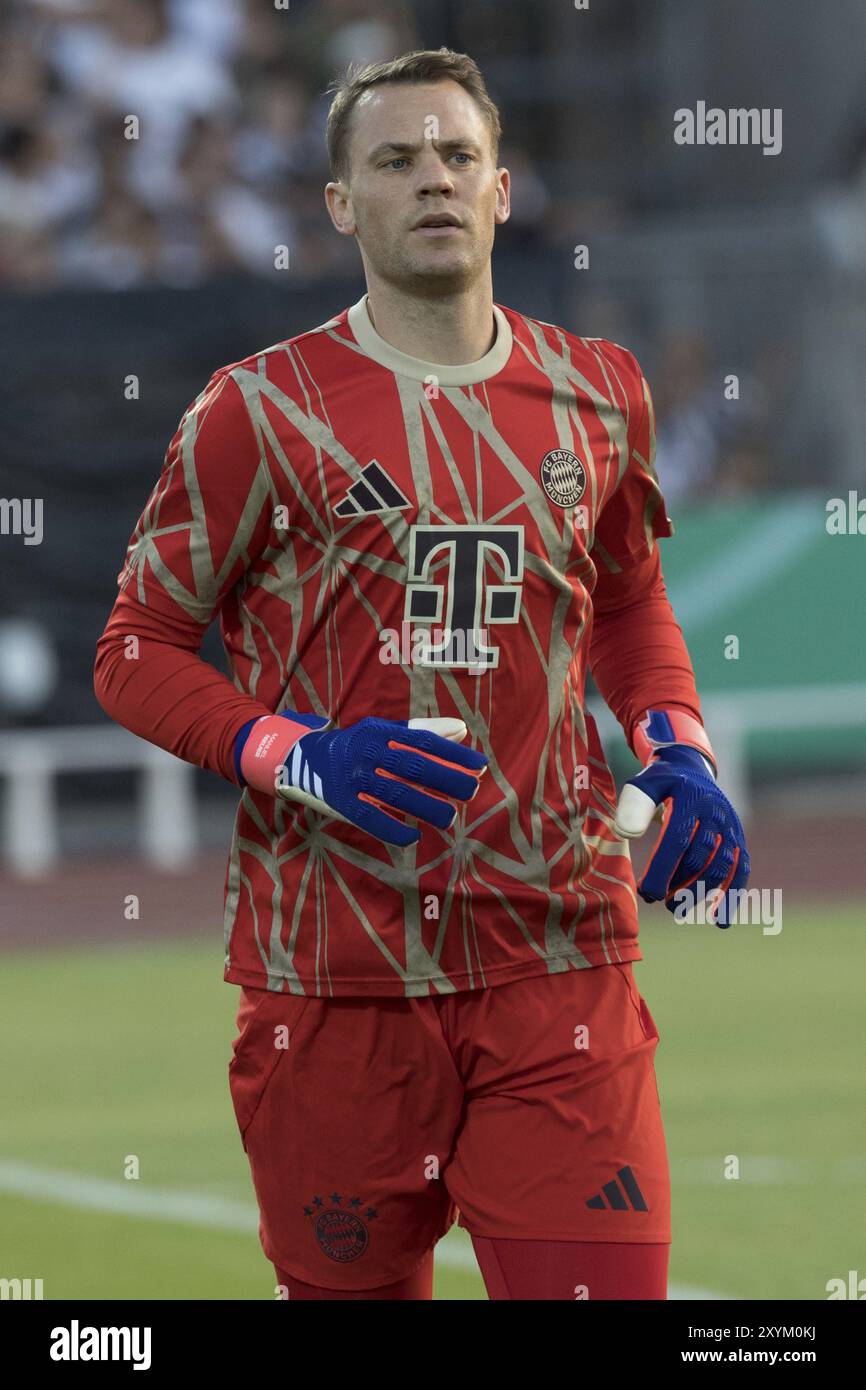 German goalkeeper manuel neuer stretches hi-res stock photography and ...