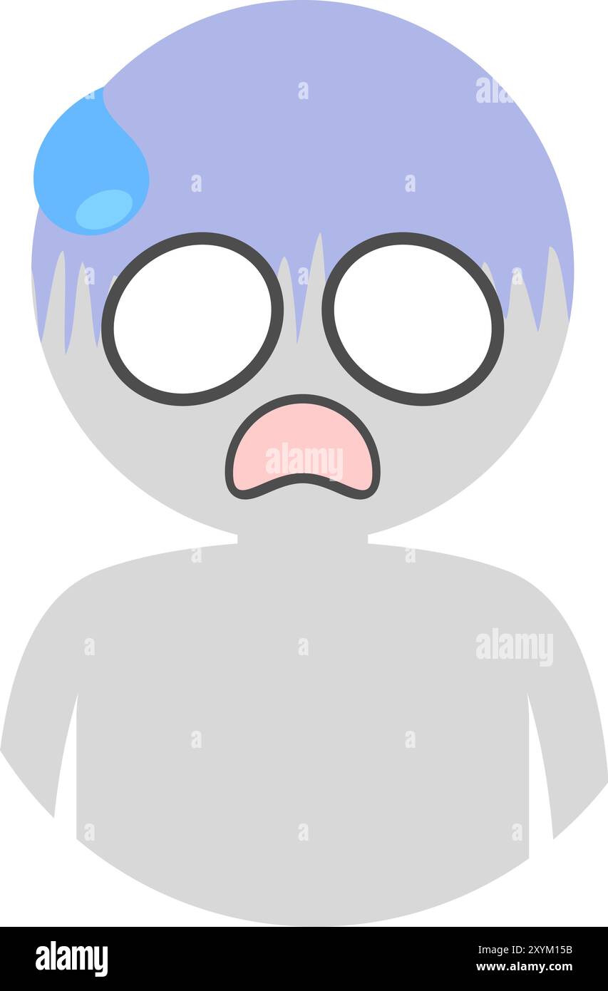 Scare face emoji hi-res stock photography and images - Alamy