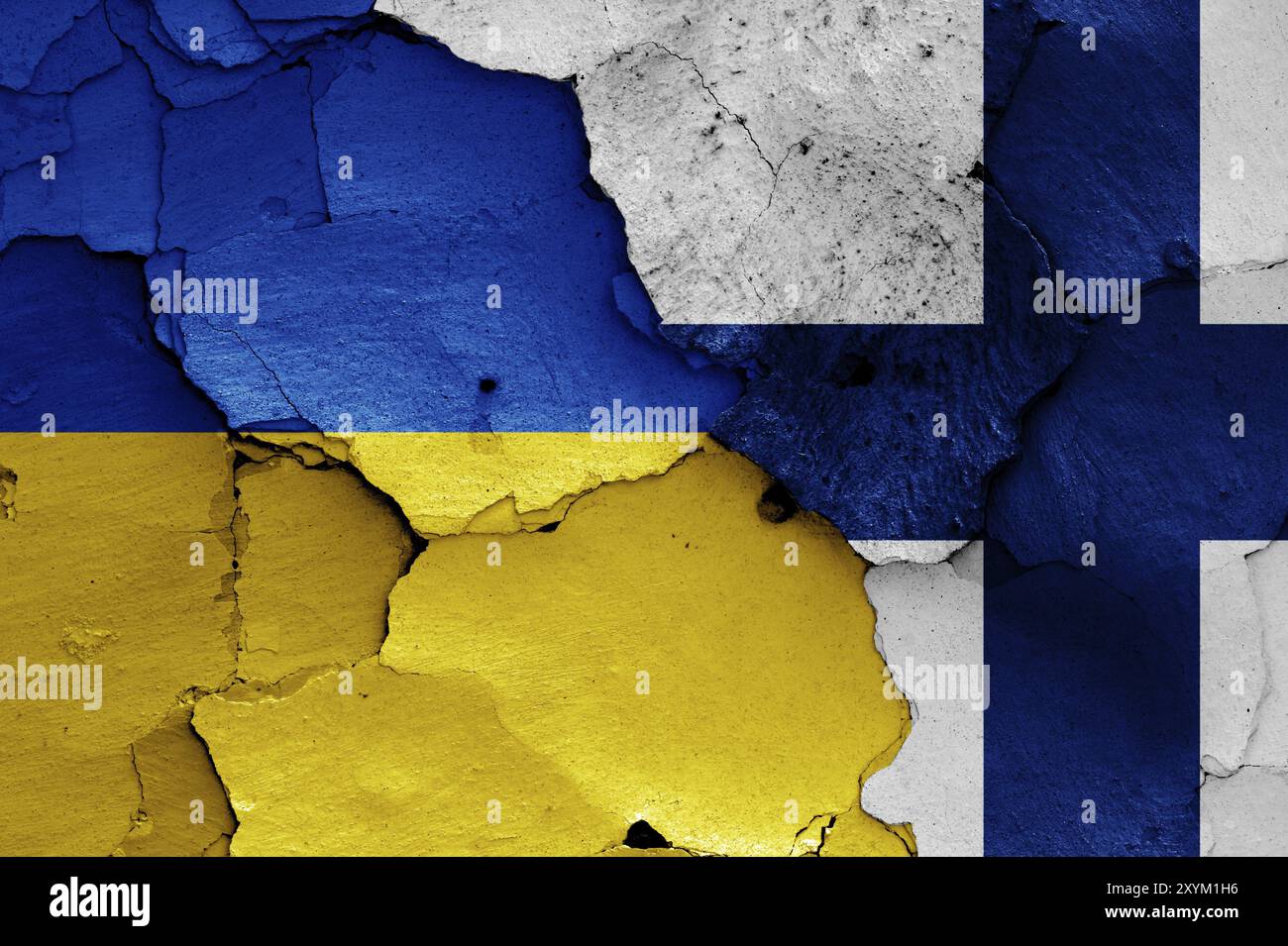 Ukraine finland flags hi-res stock photography and images - Alamy