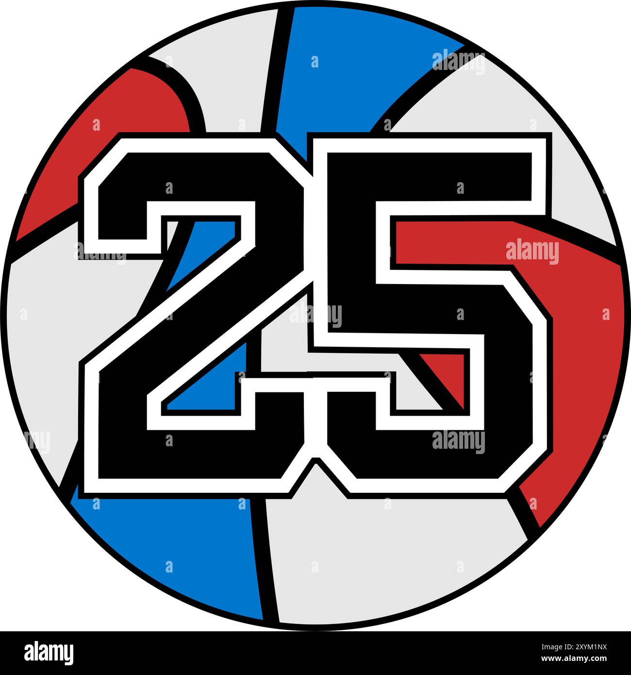 Number 25 Cut Out Stock Images & Pictures - Alamy