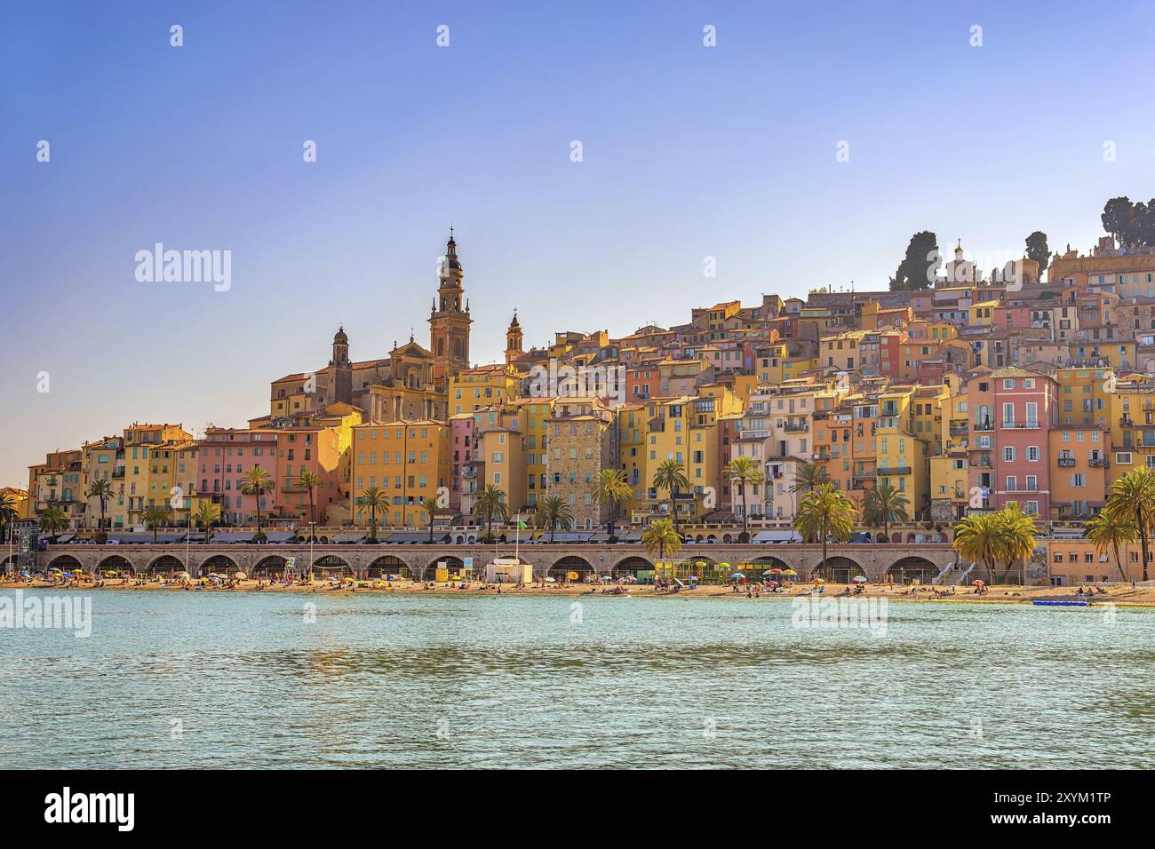 Menton beach hi-res stock photography and images - Alamy