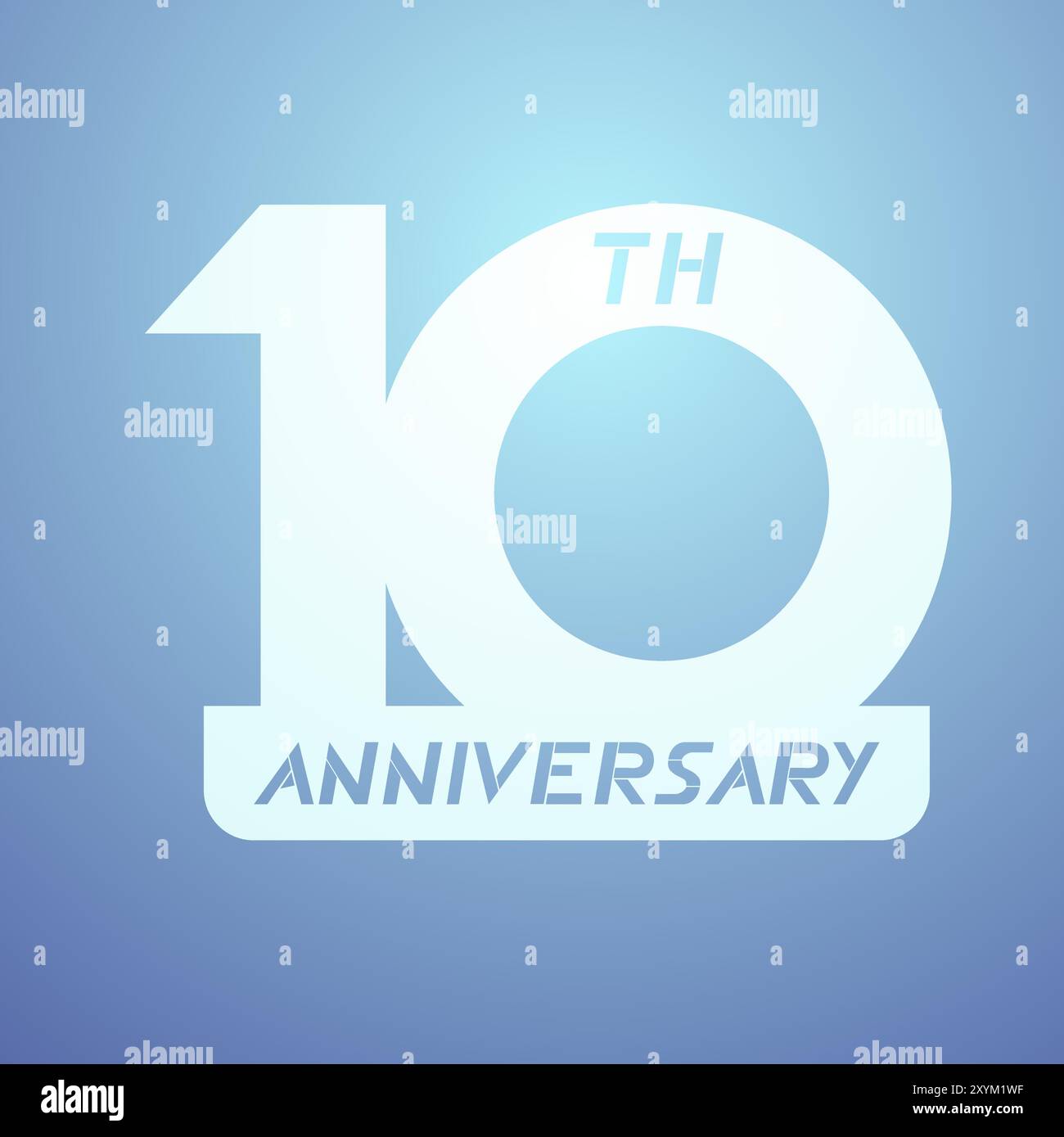 10 year celebrating anniversary vector hi-res stock photography and ...