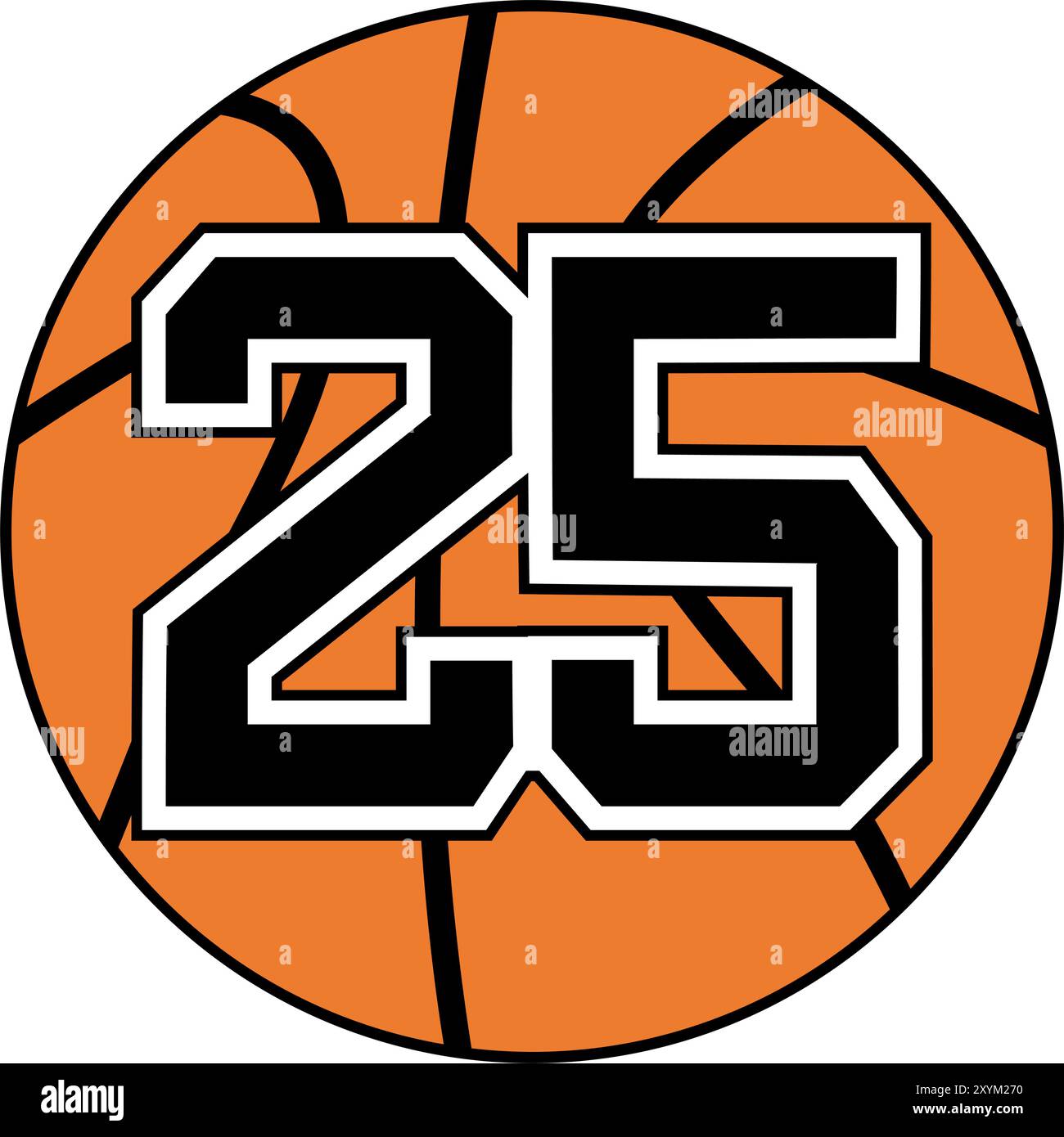 Number 25 Cut Out Stock Images & Pictures - Alamy