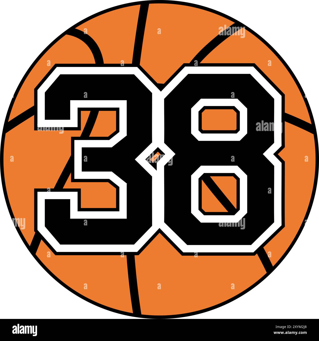 Number 38 Stock Vector Images - Alamy