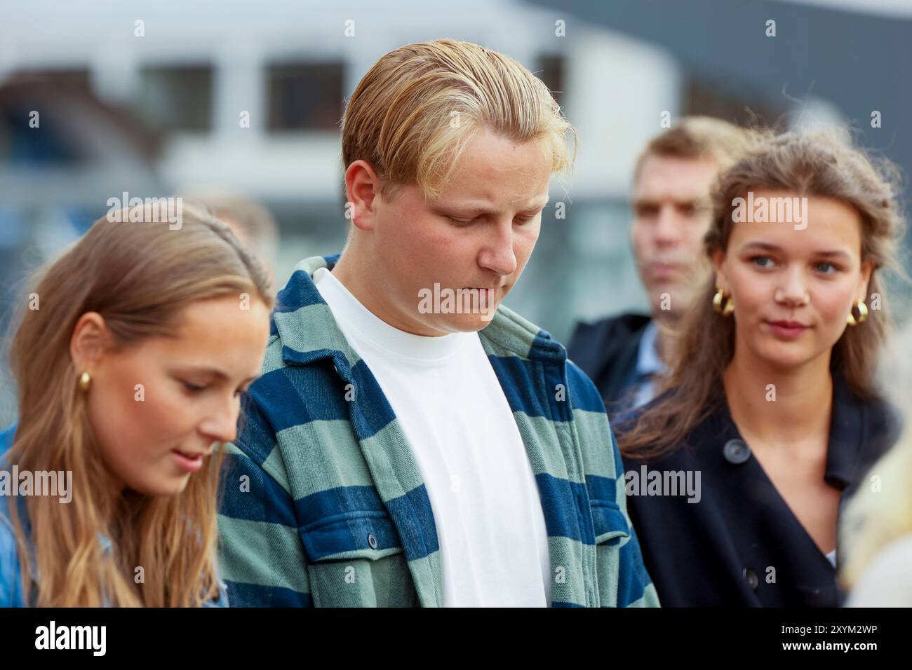 Ålesund 20240830. Prince Sverre Magnus, andPrincess Ingrid Alexandra ...