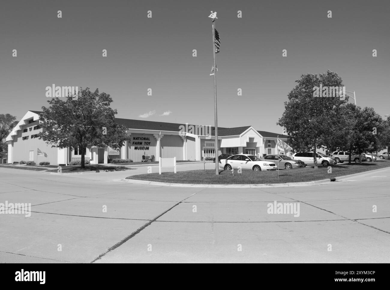 National Farm Toy Museum building in Dyersville, Iowa, USA, home to a ...