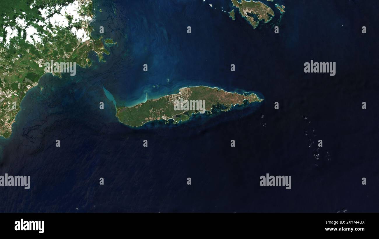 Vieques map hi-res stock photography and images - Alamy