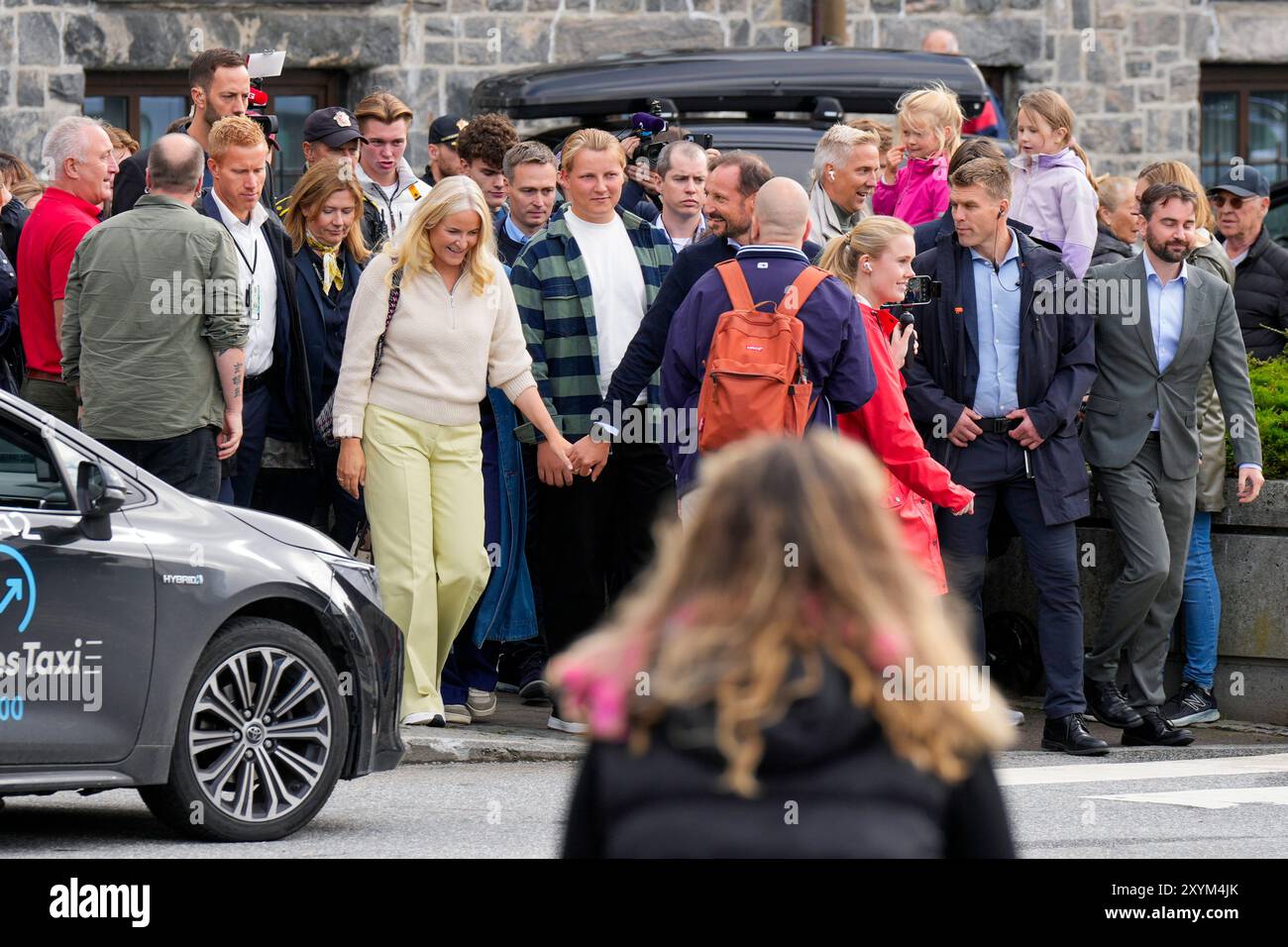 Ålesund 20240830. Crown Prince Haakon, Crown Princess Mette-Marit and ...