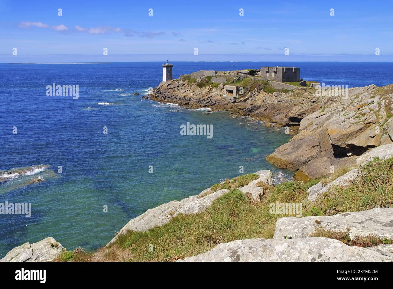 Kermorvan lighthouse in Brittany, Kermorvan lighthouse in Brittany ...