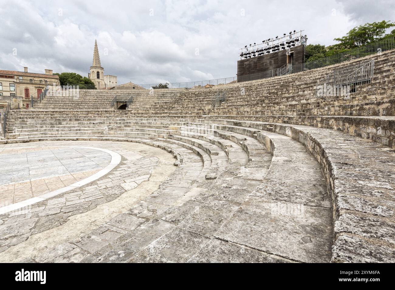 Roman amphitheatre in Arles, southern France Stock Photo - Alamy