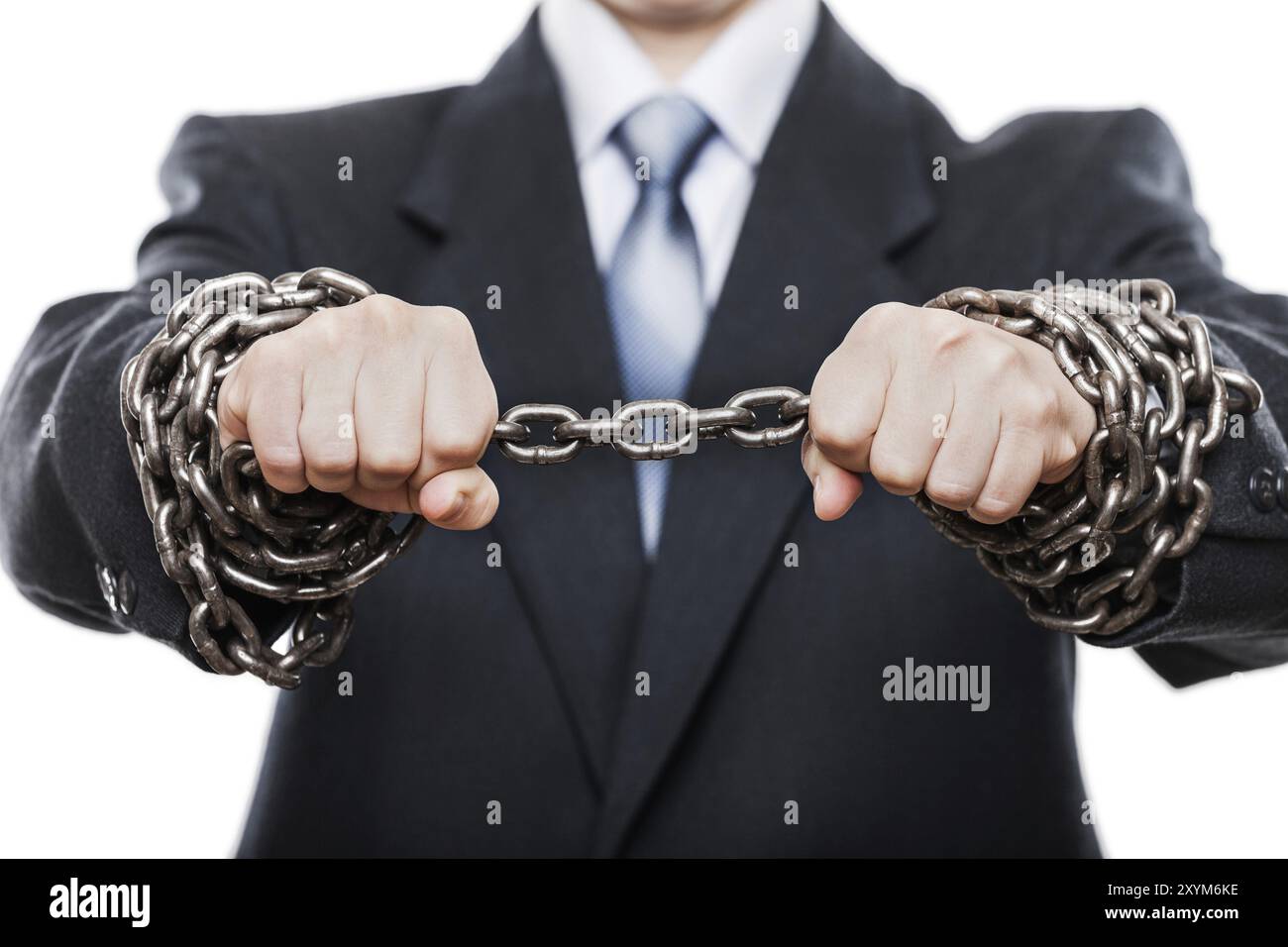 Business problems and failure at work concept, businessman struggles ...