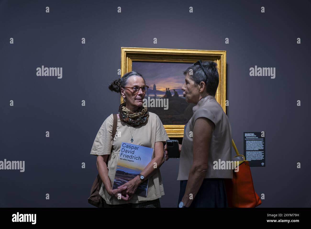 Anniversary exhibition on Caspar David Friedrich at the Albertinum. The ...