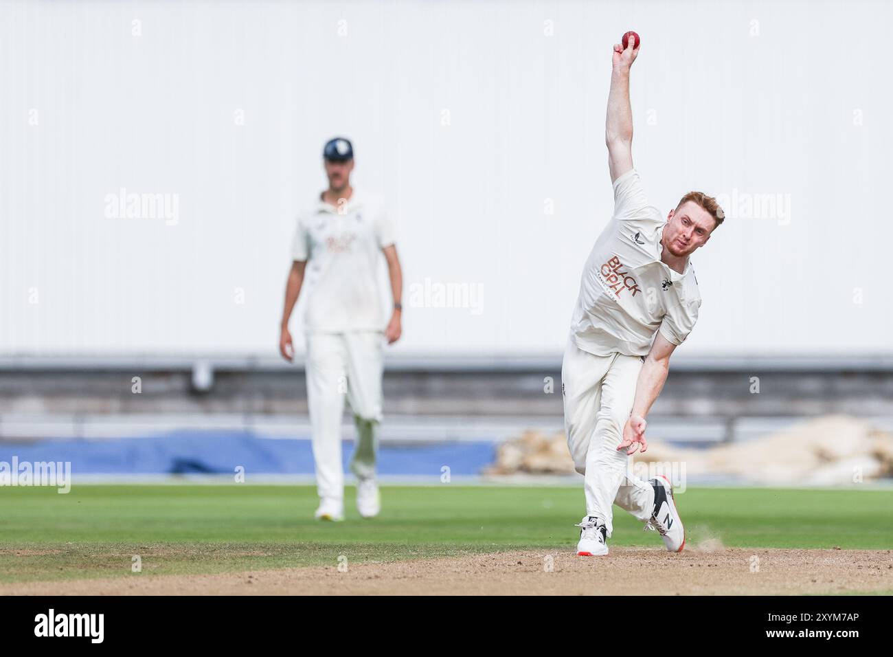 Birmingham, UK. 30th Aug, 2024. #33, Joey Evison of Kent in action ...