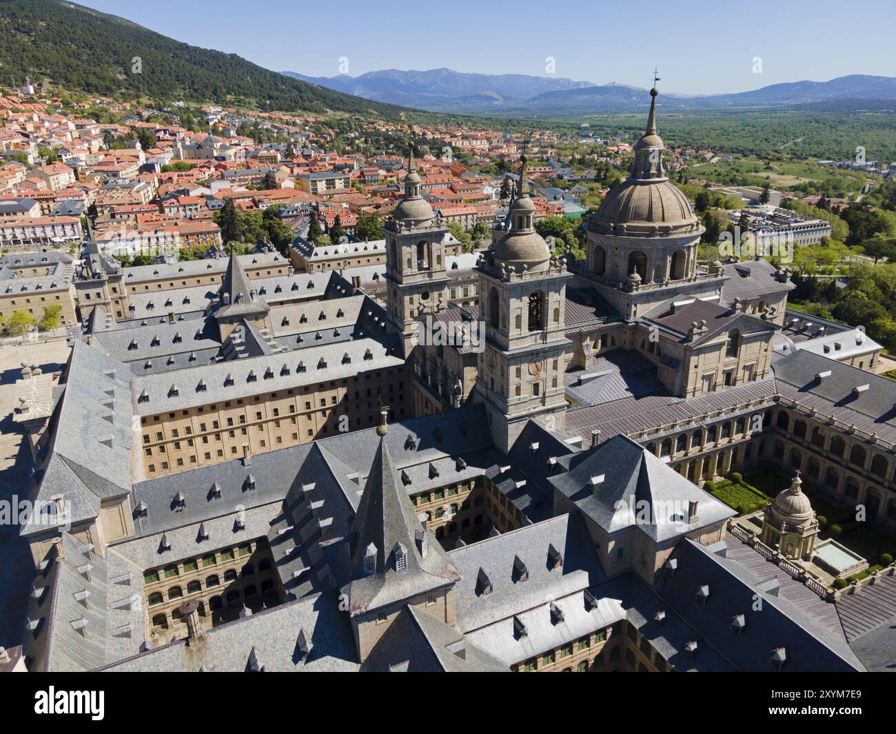 Aerial close up shot monastery hi-res stock photography and images - Alamy
