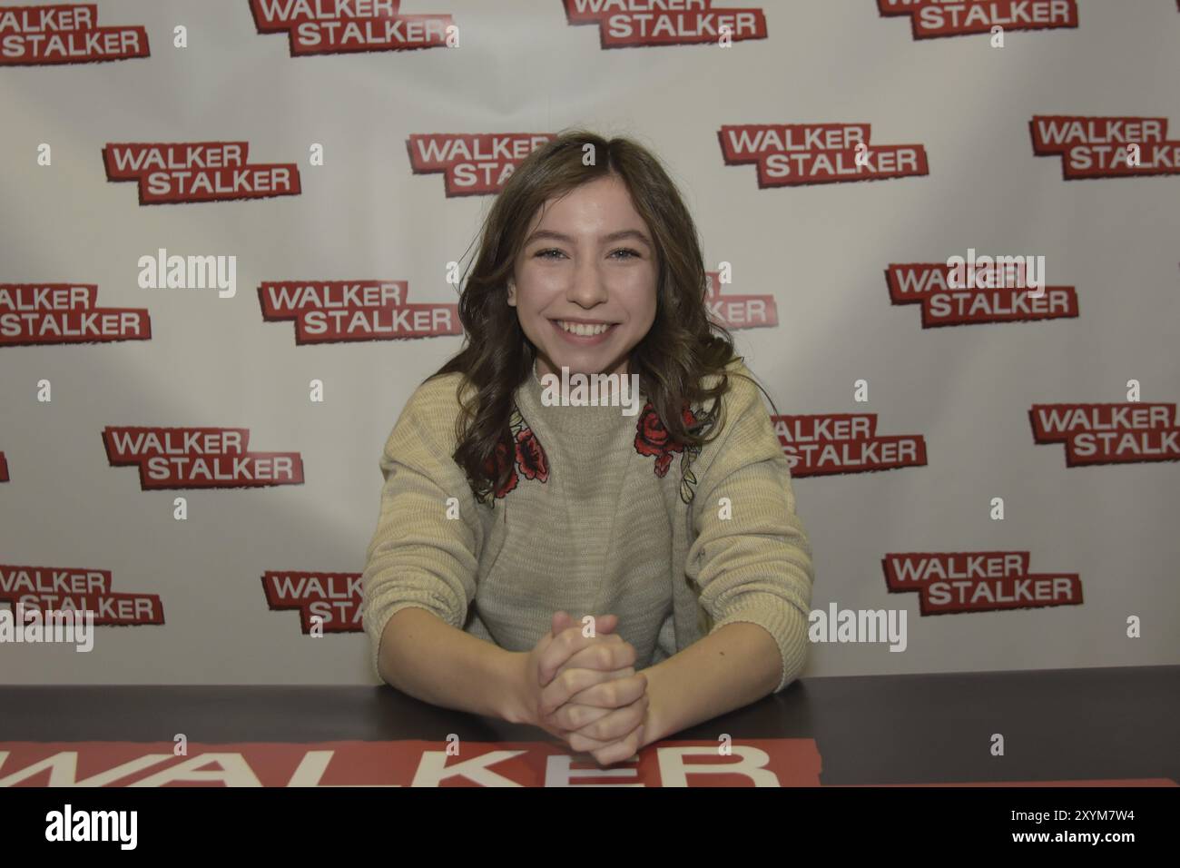 MANNHEIM, GERMANY, MARCH 17: Actress Katelyn Nacon (Enid on The Walking ...