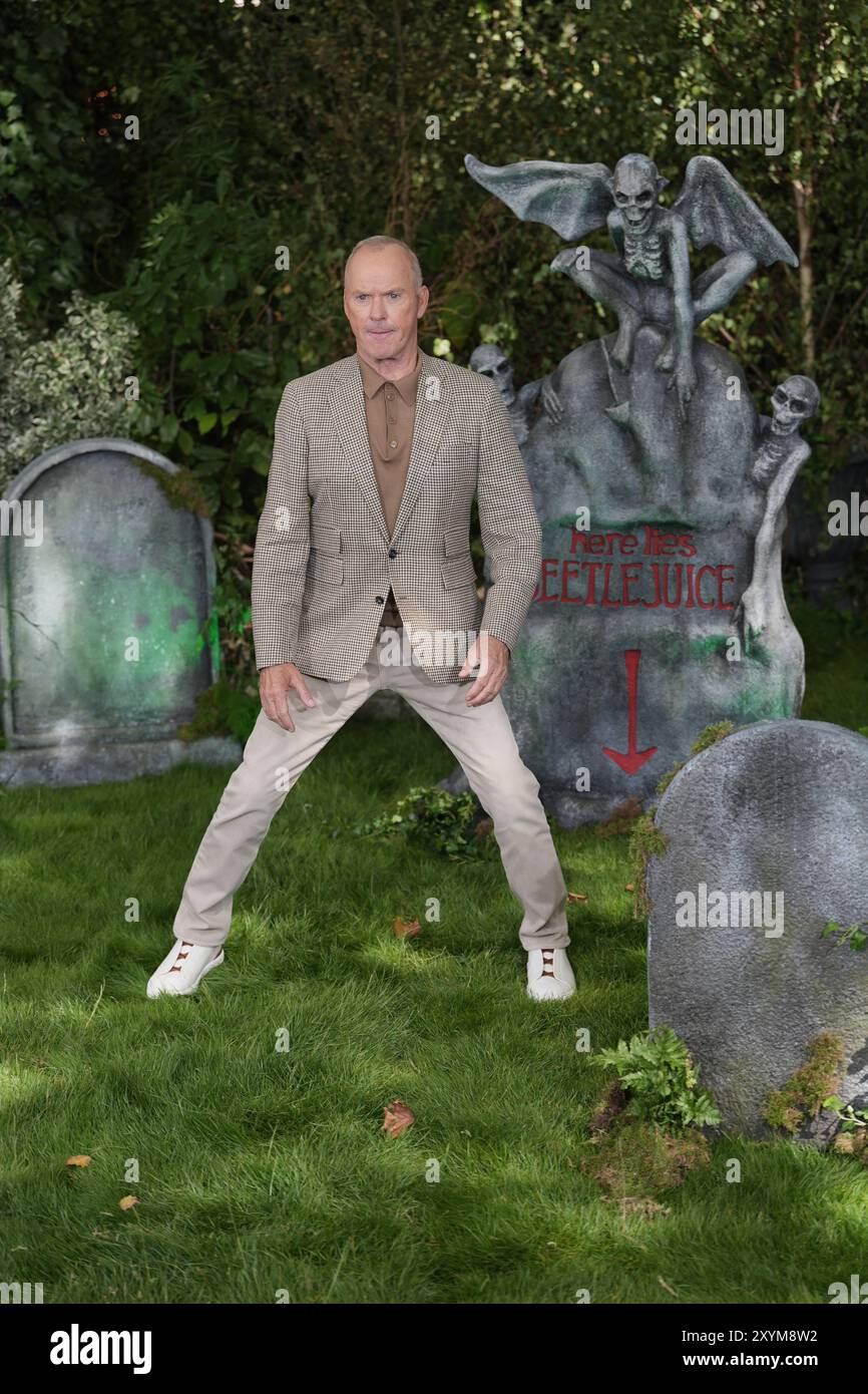 Michael Keaton attending the Beetlejuice Beetlejuice photocall at One ...