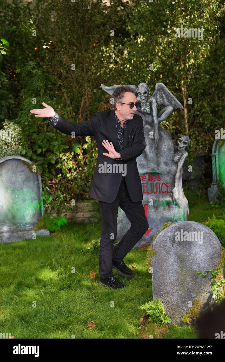 Tim Burton attending the Beetlejuice Beetlejuice photocall at One ...