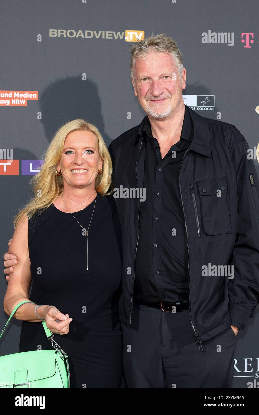 Claudia Kleinert und ihr Ehemann Michael Souvignier beim Cocktail ...