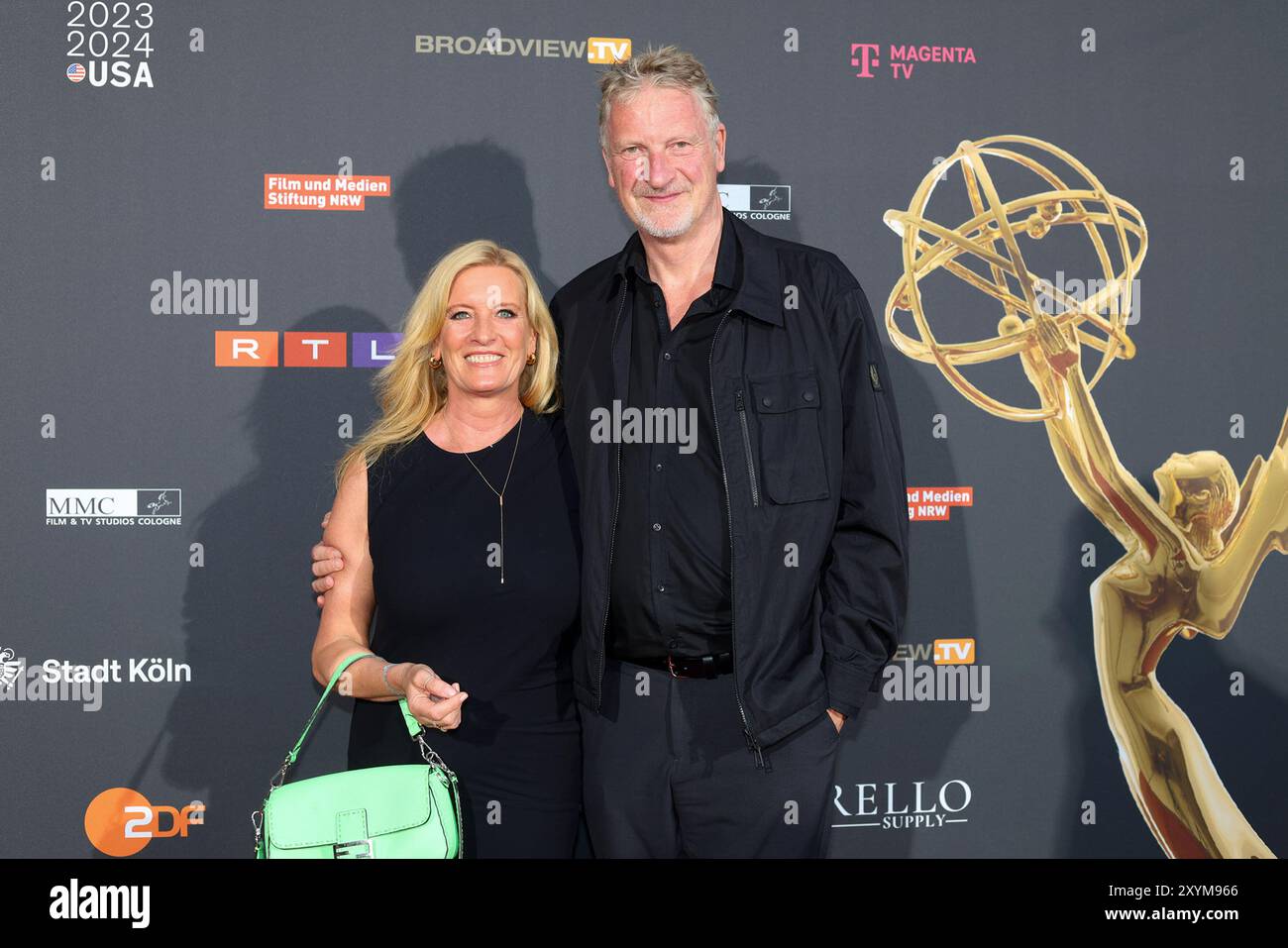 Claudia Kleinert und ihr Ehemann Michael Souvignier beim Cocktail ...