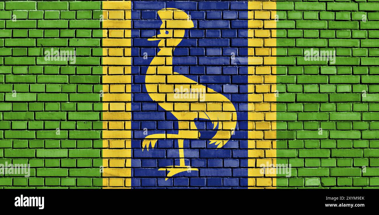 Flag of Uganda painted on brick wall Stock Photo - Alamy