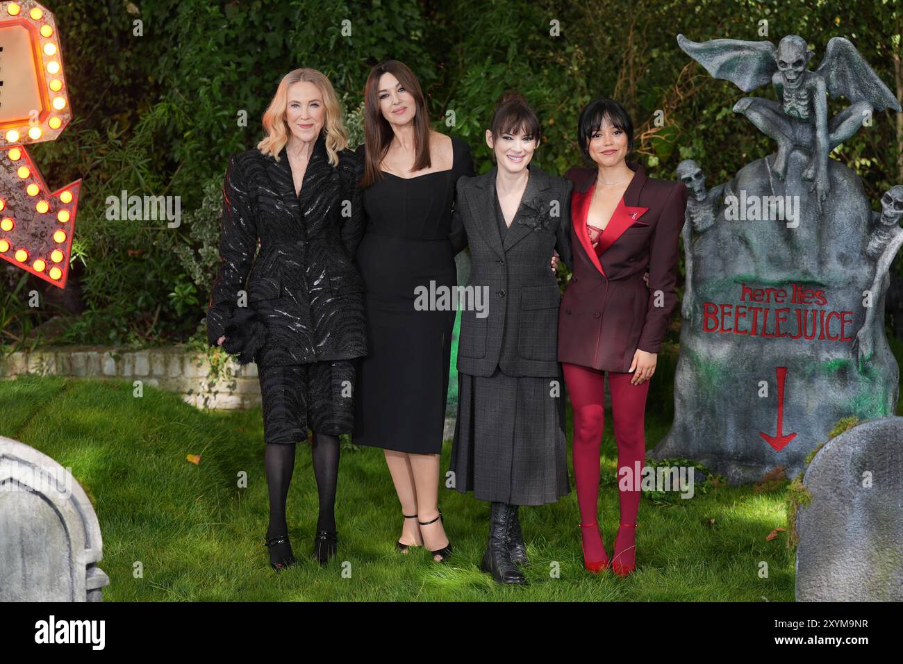 (left-right) Catherine O'Hara, Monica Bellucci, Winona Ryder and Jenna ...