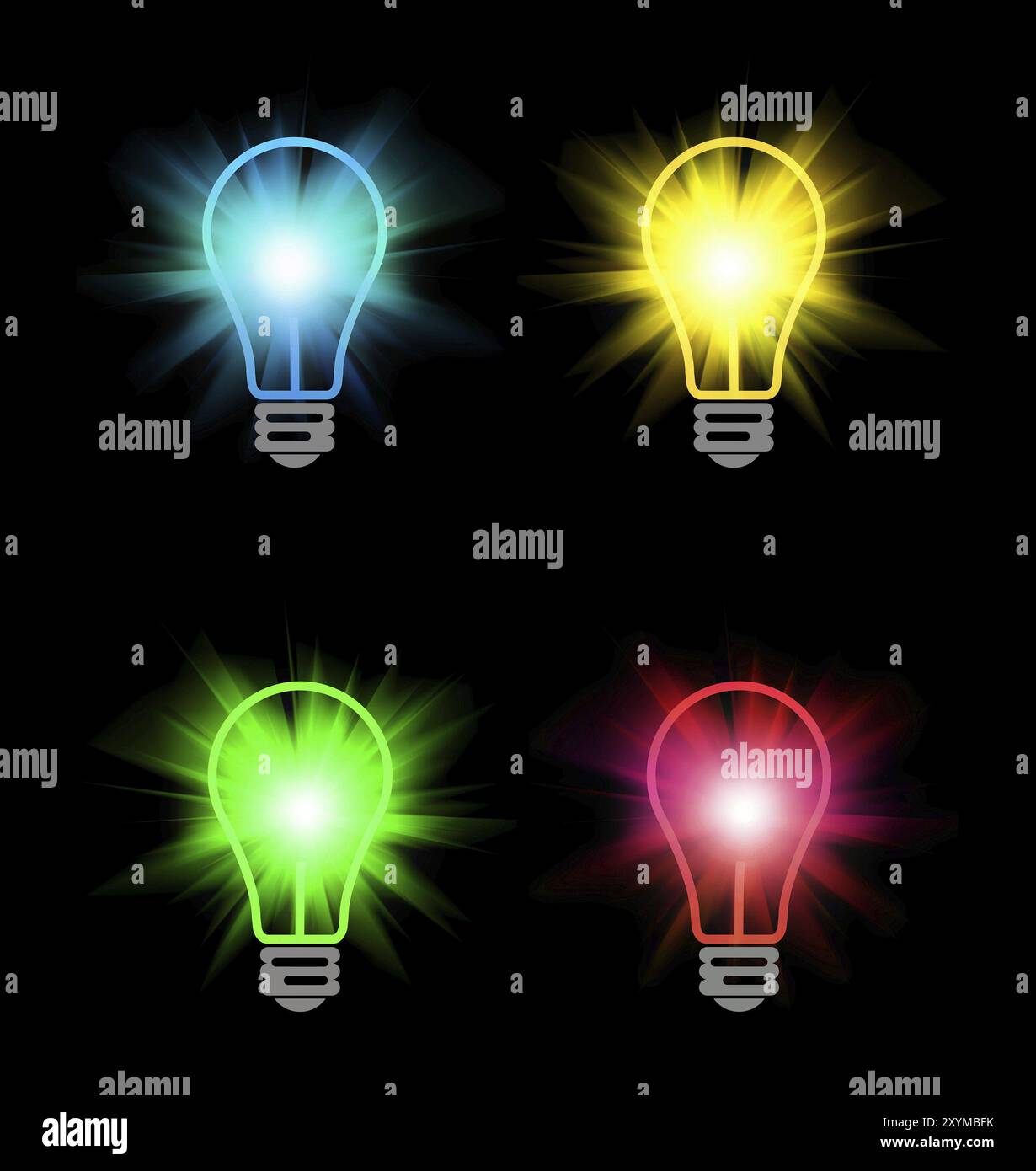 Black color objects set hi-res stock photography and images - Alamy