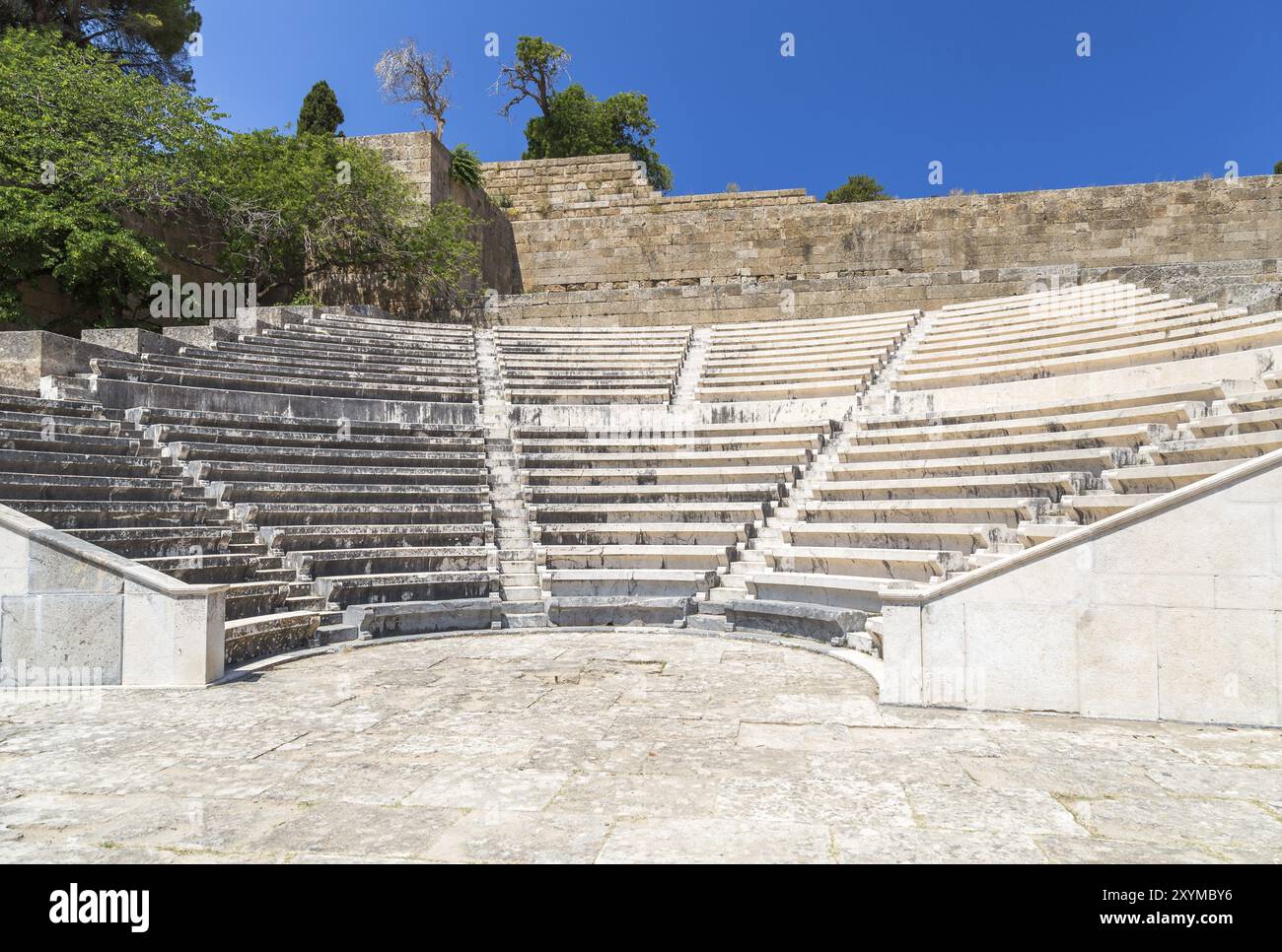 Acropolis of Rhodes on Monte Smith Stock Photo - Alamy