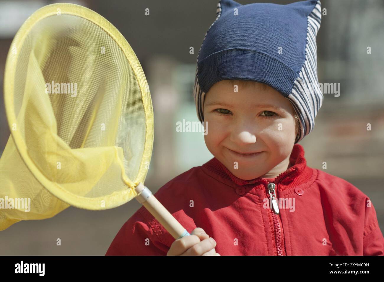 Children catching butterflies hi-res stock photography and images - Alamy