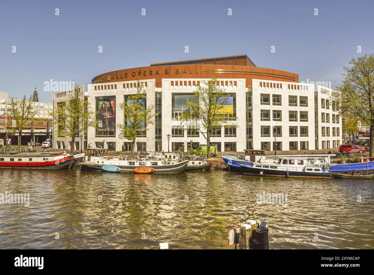 Amsterdam, Netherlands, May 2022. The national ballet and opera house ...