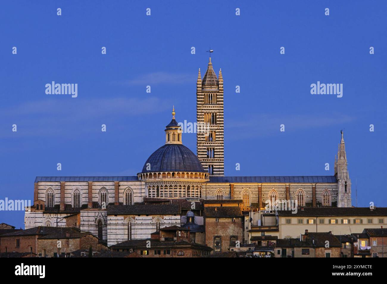 Siena night, Siena night 02 Stock Photo - Alamy