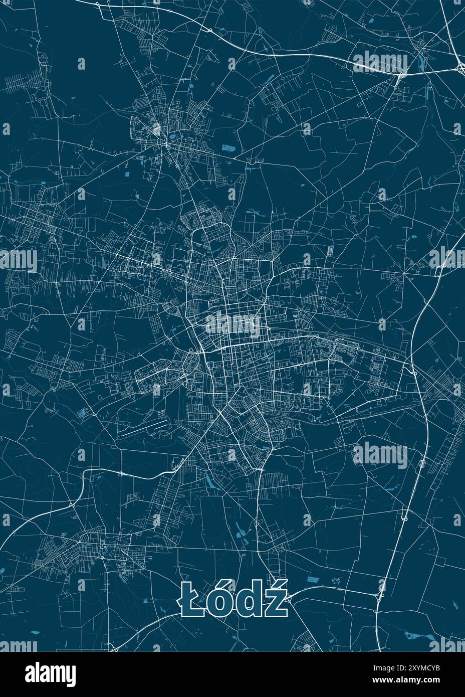 Lodz map Stock Vector Images - Alamy