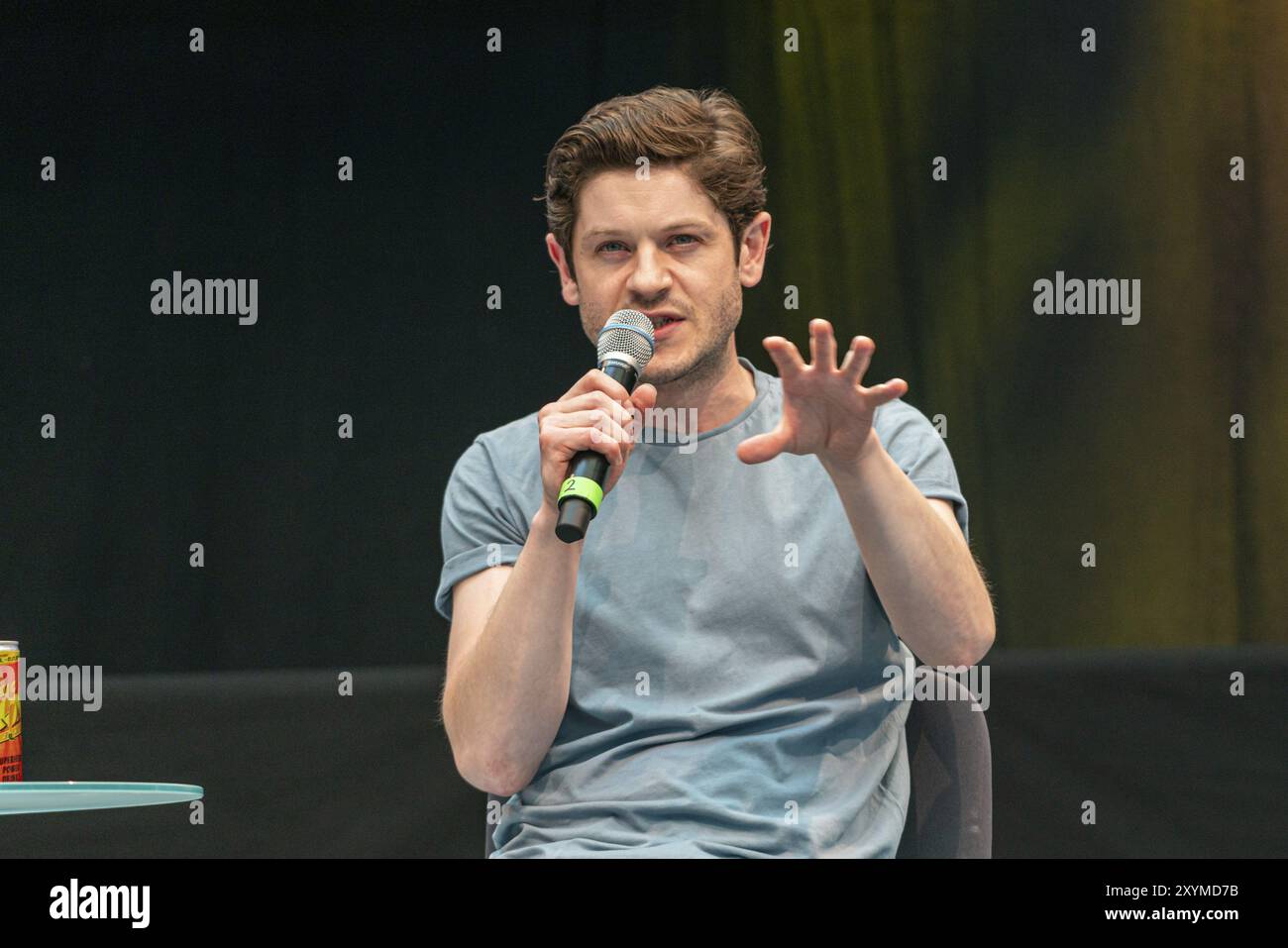 STUTTGART, GERMANY, JUN 29th 2019: Iwan Rheon (*1985, Welsh actor ...