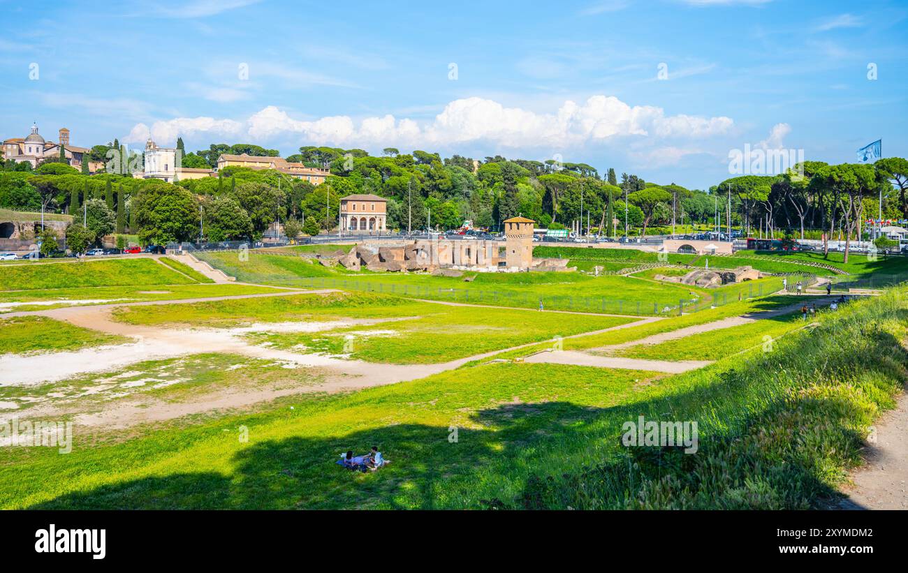 The Circus Maximus, Italian: Circo Massimo, an ancient Roman chariot ...