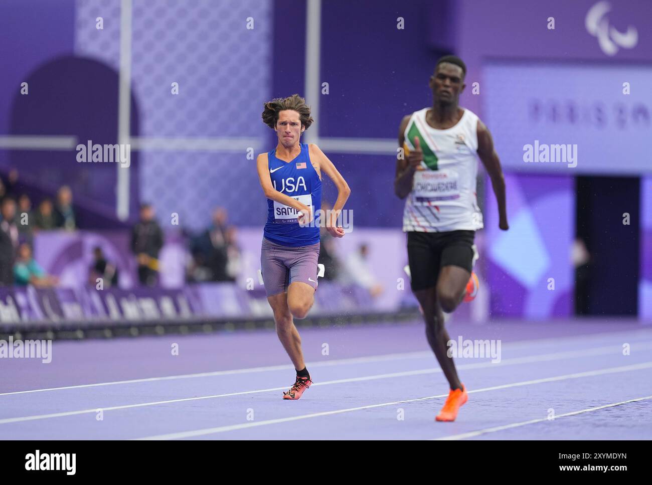 August 30 2024: Rayven Sample of United States of America in action in ...