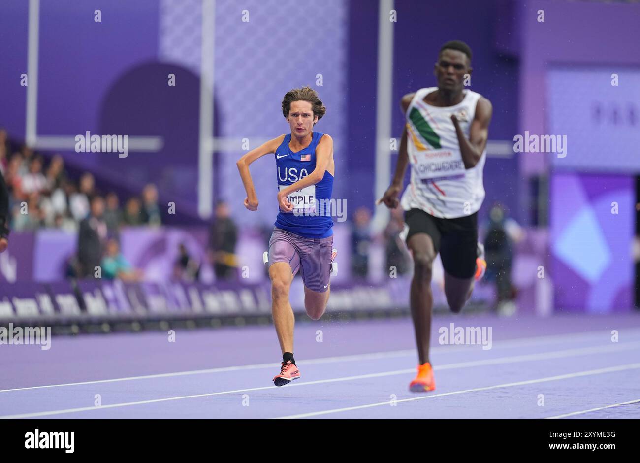 August 30 2024: Rayven Sample of United States of America in action in ...