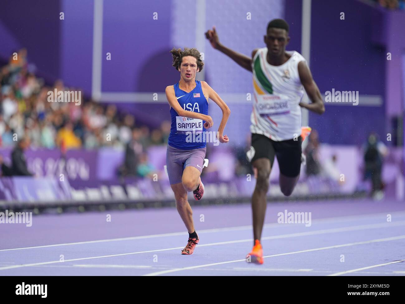 August 30 2024: Rayven Sample of United States of America in action in ...