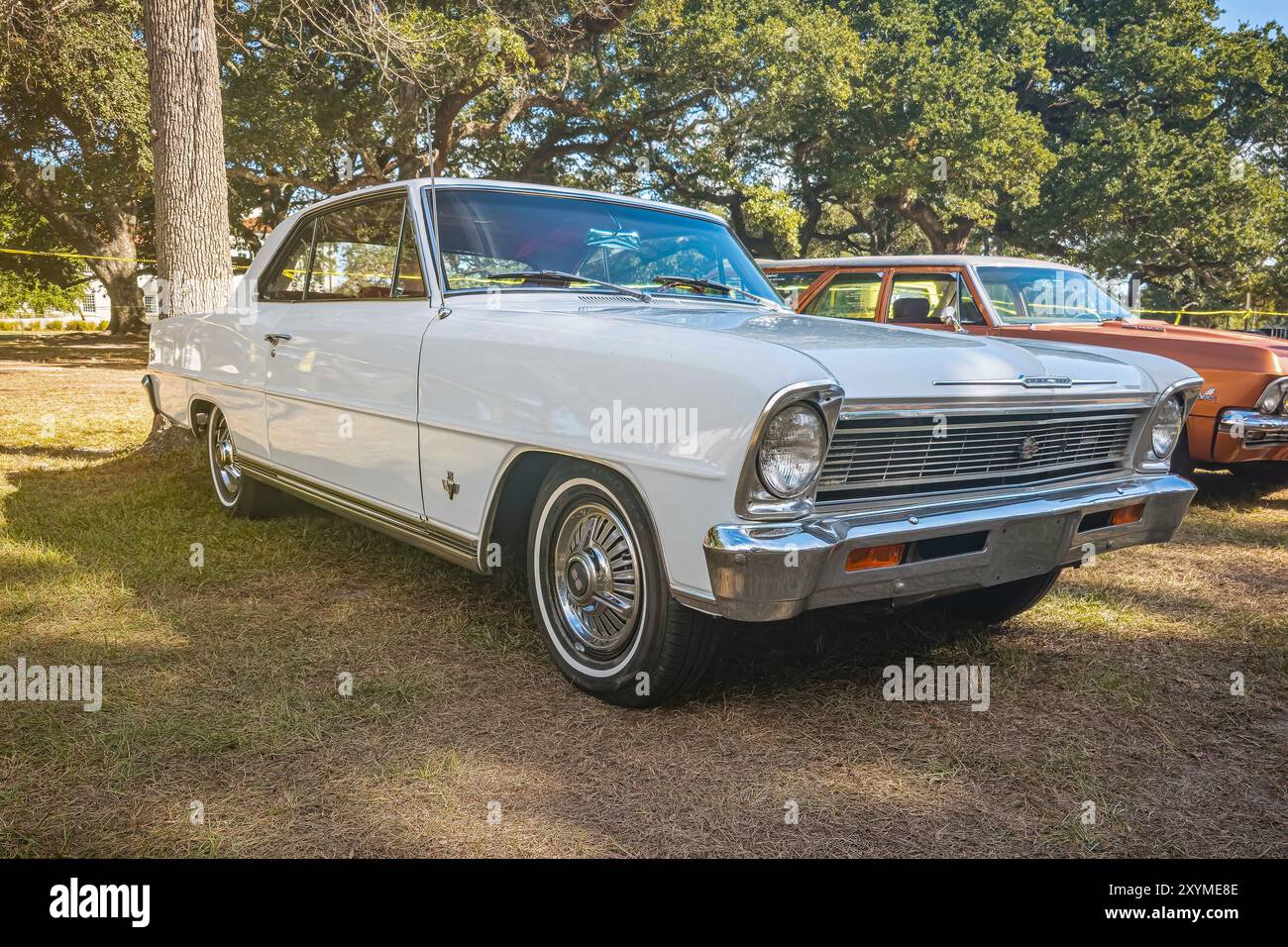 Gulfport, MS - October 07, 2023: Low perspective front corner view of a ...