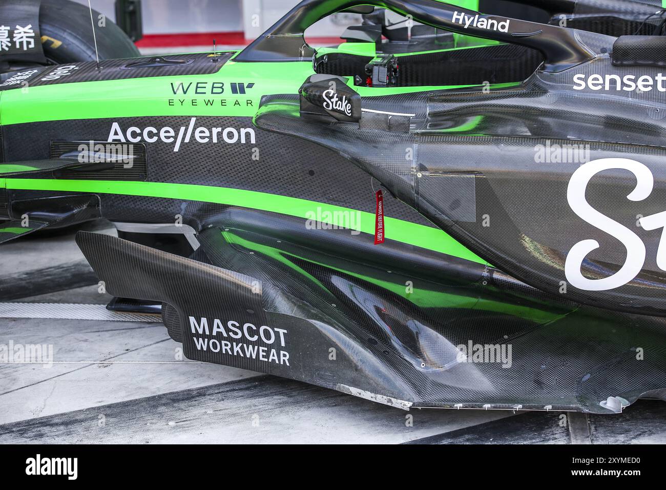 Stake F1 Team Kick Sauber C44, mechanical detail, floor body during the Formula 1 Pirelli Gran ...