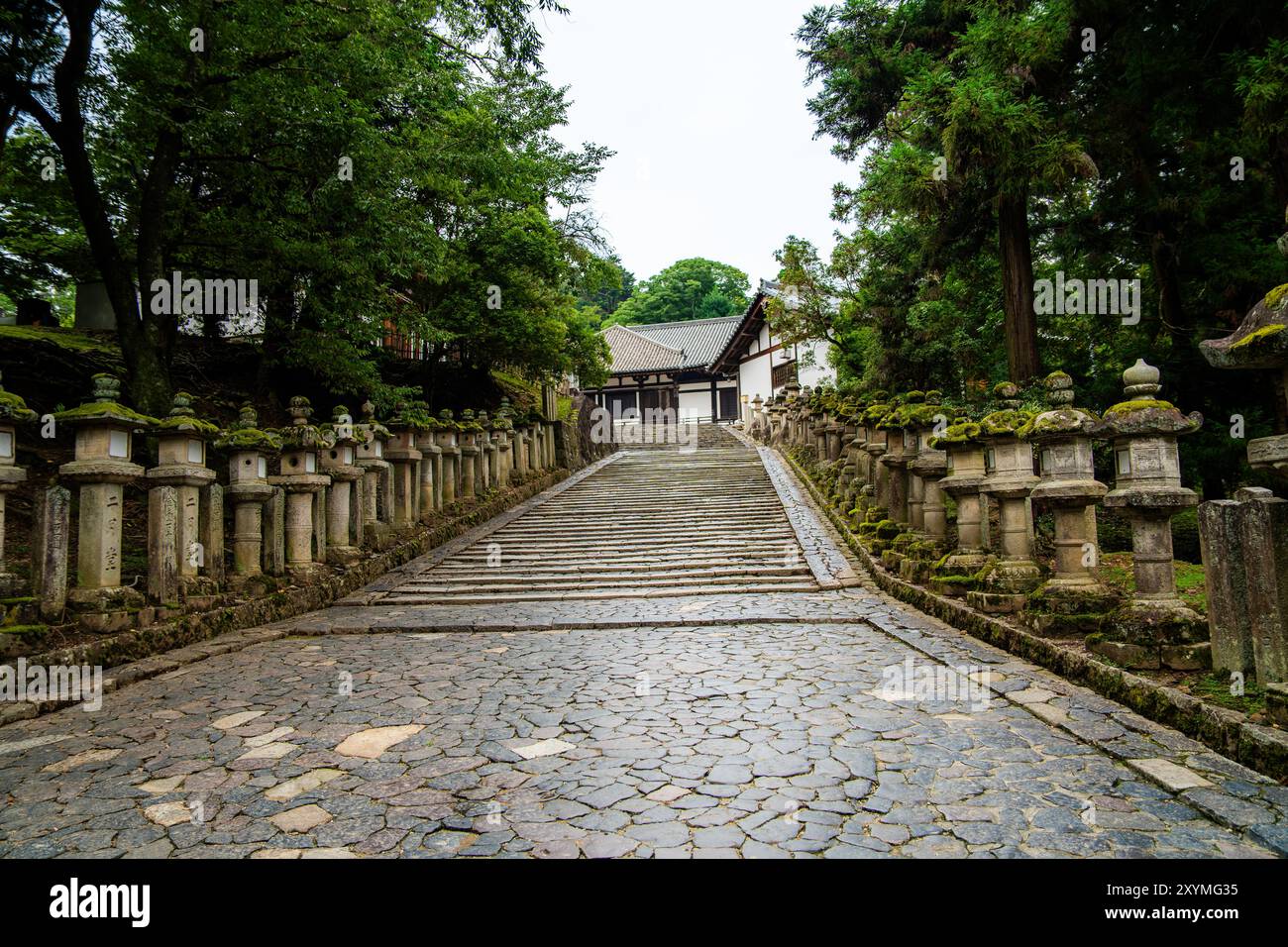 Todaiji Nigatsudo February Hall temple in Nara, Japan Stock Photo - Alamy