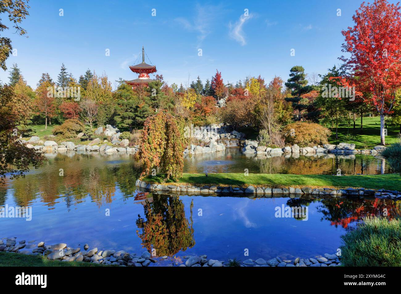 Japanese park. Krasnodar. Russia Stock Photo - Alamy