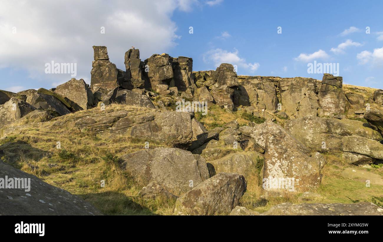 The Wainstones, North Yorkshire, England, UK Stock Photo - Alamy