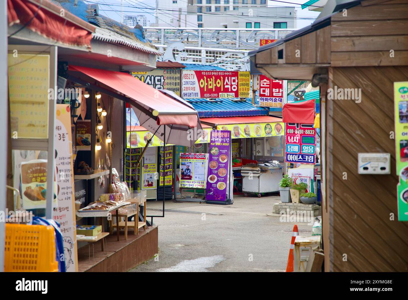 Sokcho, Korea, market, street market, food stalls, local food ...