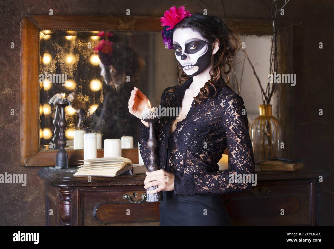 Calavera faces hi-res stock photography and images - Alamy