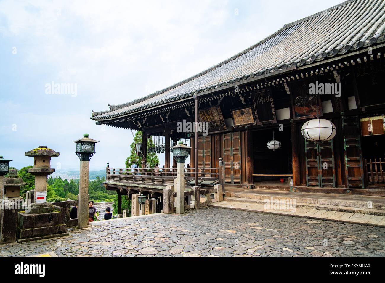 Todaiji Nigatsudo February Hall temple in Nara, Japan Stock Photo - Alamy