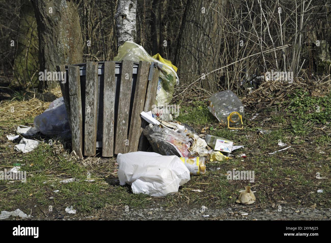Landscape shot forest trash hi-res stock photography and images - Alamy