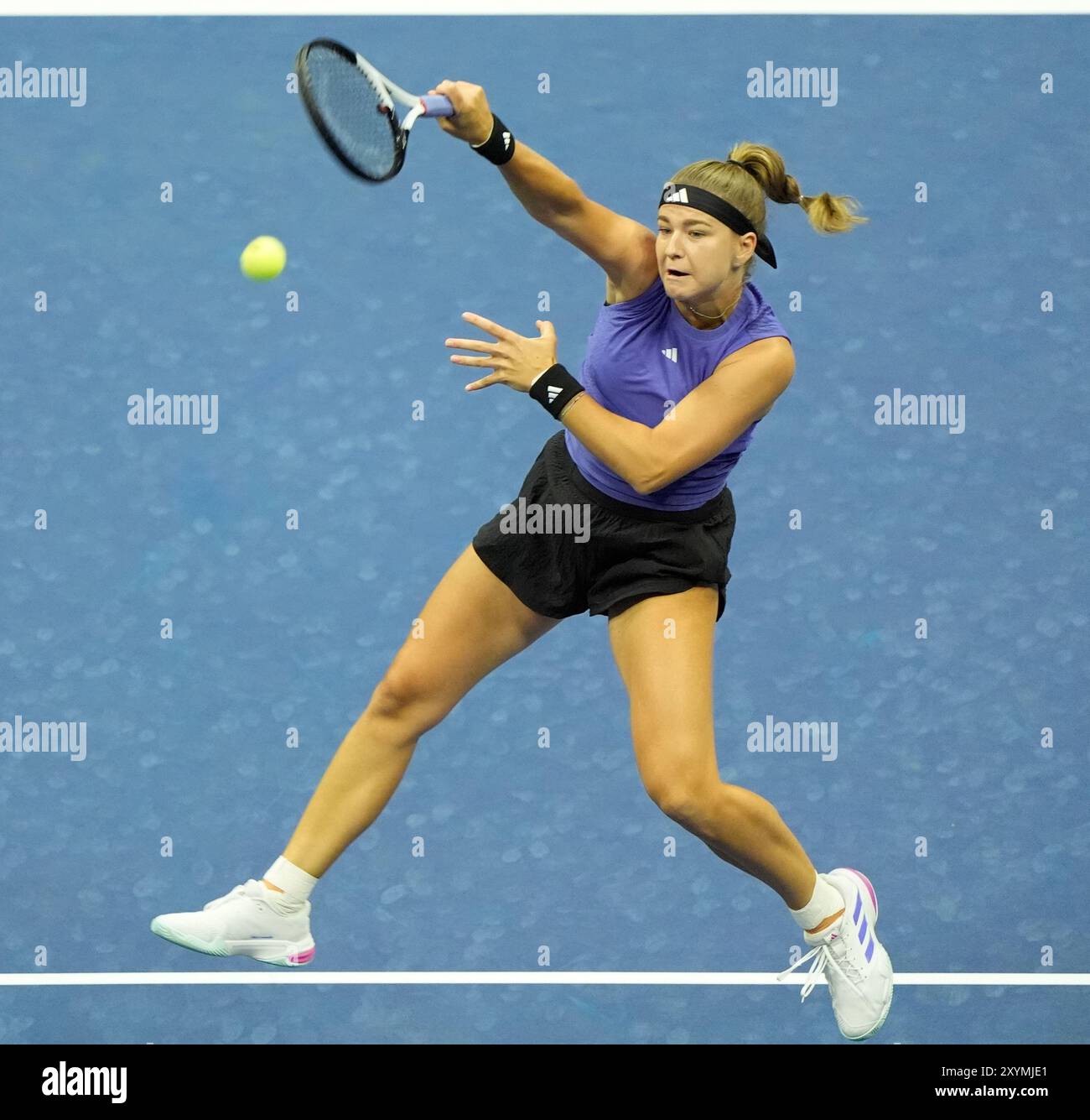 August 29, 2024: Karolina Muchova (CZE) defeated Naomi Osaka (JPN) 6-3 ...